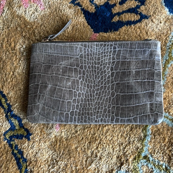 Clare V | Bags | Clare V Croc Leather Wallet Clutch | Poshmark